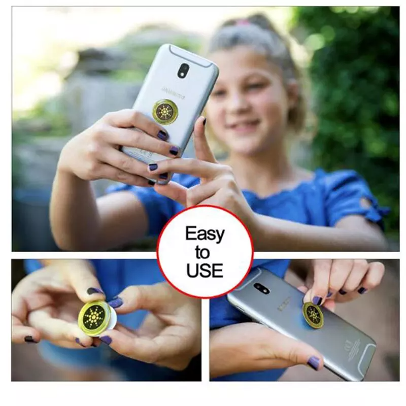 Set aus 6 Pellets selbstklebender Anti-Wellen- und Anti-Strahlen-Patch ...